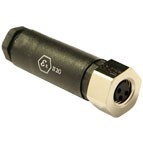 08FC4000-S ATEX M8 connectors with screw contacts - Field attachable ...