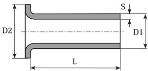 a40090020.60 - DIN 7340 A, * excepted Ø 3,1 - 16 - Tubular rivets ...