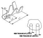 RSB 7918.002 V 1,6-0,8-CuZn - Printed boards contacts - Crimp Contacts ...